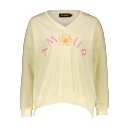 miss goodlife Sweatshirt "Amour" in Hellgelb - 71% | Gr&ouml;&szlig;e L | Damen-sweatshirts-jacken