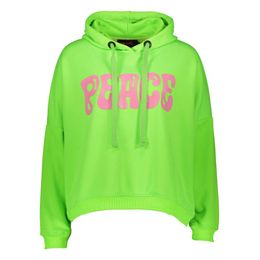 miss goodlife Hoodie "Peace" in Gr&uuml;n - 77% | Gr&ouml;&szlig;e M | Damen-sweatshirts-jacken
