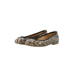 Ca'Shott CA'SHOTT Damen Ballerina "Ca'Shott Ballet flats CASELVIRA", Gr. 37leopard print, Obermaterial: 100% Leder, Schuhe