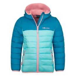 Trollkids Steppjacke "Eikefjord" in Blau/ Hellblau/ Rosa - 34% | Gr&ouml;&szlig;e 116 | Kinderjacken