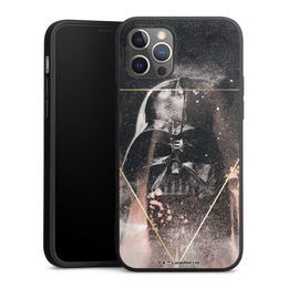 DeinDesign iPhone 12 Pro Handy Premium Silikon H&uuml;lle Handyh&uuml;lle schwarz Case Star Wars Darth Vader Official Licensed Product Silikon Premium Case