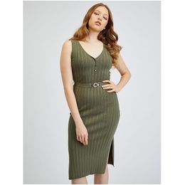 ORSAY Strickkleid in Khaki - 59% | Gr&ouml;&szlig;e M | Damen-kleider