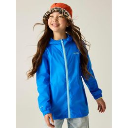 Regatta Regenjacke "Pack It III" in Blau - 61% | Gr&ouml;&szlig;e 116 | Kinder-outdoor-jacken
