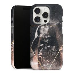 DeinDesign iPhone 15 Pro Handy Premium Case Smartphone Handyh&uuml;lle Schutzh&uuml;lle matt Star Wars Darth Vader Official Licensed Product Premium Case