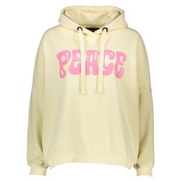 miss goodlife Hoodie "Peace" in Hellgelb - 79% | Gr&ouml;&szlig;e M | Damen-sweatshirts-jacken
