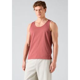 Levi's Tanktop LEVI'S "LSE HOUSEMARK TANK", Herren, Gr. L, roan rouge, Jersey, Obermaterial: 100% Baumwolle, regular fit normal, Rundhals, Tops Tanktop, mit Logo Stickerei