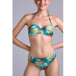 Marlies Dekkers Bikini-Hose in Hellblau/ Bunt - 42% | Gr&ouml;&szlig;e L | Damen-bademode