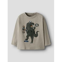 name it Longsleeve "Bill" in Khaki - 47% | Gr&ouml;&szlig;e 92 | Kinder-longsleeves