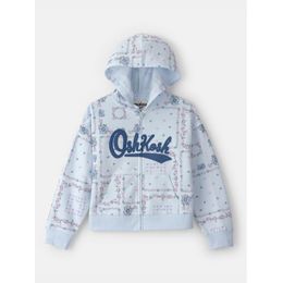 Oshkosh Sweatjacke in Hellblau - 51% | Gr&ouml;&szlig;e 128/134 | Kinder-sweatshirts-jacken