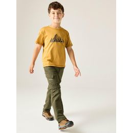 Regatta Zipp-Off-Trekkinghose "Sorcer III" in Khaki - 63% | Gr&ouml;&szlig;e 104 | Kinderhosen
