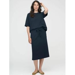 Damen Midirock "moshi moshi mind Skirt halo"schwarz navy, Gr. S, MOSHI MOSHI MIND, Obermaterial: 100% Baumwolle, R&ouml;cke