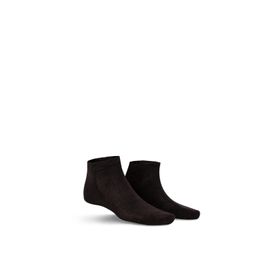 Kunert Herren Sneakersocken "RICHARD", Gr. 47braun, meliert, Baumwollmischung, Socken, druckfreier Komfortbund, sportlicher Look