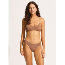 Seafolly Bikini-Oberteil in Hellbraun - 65% | Gr&ouml;&szlig;e 32 | Damen-bademode