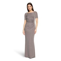 Vera Mont Damen Abendkleid "Damen im Glitzer-Look", lila, Gr. 44, Jersey, Obermaterial: 87% Polyamid, 9% Polyester, 4% Elasthan. Futter: 100%