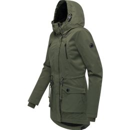 Ragwear Damen Kurzmantel "Ellsa YOUMODO"olivgr&uuml;n, Gr. XL, Obermaterial: 100% Polyester. Innenfutter: 100% Polyester. Wattierung: 100% Polyester,