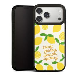 DeinDesign iPhone 17 Pro Max Handy PLA Handyh&uuml;lle Handyh&uuml;lle aus nachwachsenden Rohstoffen Organic Case Spruch Statement Lemon Organic Case