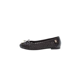 U.S. Polo Assn. Leder-Ballerinas in Schwarz - 53% | Gr&ouml;&szlig;e 37 | Damen-ballerinas