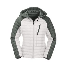Maul Sport Steppjacke "Annaberg" in Wei&szlig;/ Khaki - 54% | Gr&ouml;&szlig;e 44 | Damenjacken