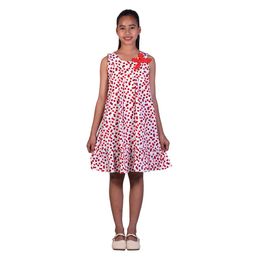 Deux ans de vacances Kleid in Rosa/ Rot - 52% | Gr&ouml;&szlig;e 122/128 | Kinderkleider