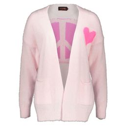 miss goodlife Cardigan "Peace" in Ros&eacute; - 76% | Gr&ouml;&szlig;e XL | Damen-pullover-cardigans