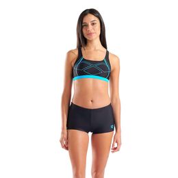 arena Bikini in Schwarz/ T&uuml;rkis - 42% | Gr&ouml;&szlig;e 36 | Damen-bademode
