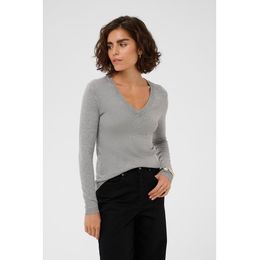Kaffe Pullover in Grau - 47% | Gr&ouml;&szlig;e XXL | Damen-pullover-cardigans