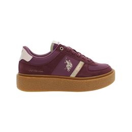 U.S. Polo Assn. Sneakers in Lila/ Gold - 53% | Gr&ouml;&szlig;e 40 | Damen-sneakers