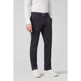 MEYER Herren Chinos "Roma", blau, Gr. 30, unifarben, 97% Baumwolle, 3% Elasthan, Hosen, mit Franz&ouml;sischen Seitentaschen