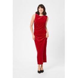 Kaffe Samtkleid in Rot - 47% | Gr&ouml;&szlig;e S | Damen-kleider