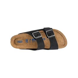 Birkenstock Leder-Pantoletten "Arizona" in Schwarz - 35% | Gr&ouml;&szlig;e 37 | Damen-pantoletten