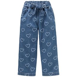 Topolino M&auml;dchen Jeans mit Herzen allover