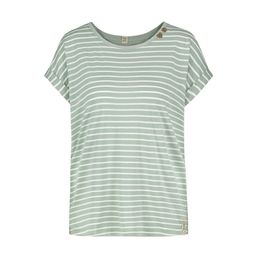 Sublevel Shirt in Gr&uuml;n/ Wei&szlig; - 75% | Gr&ouml;&szlig;e S | Damen-tops