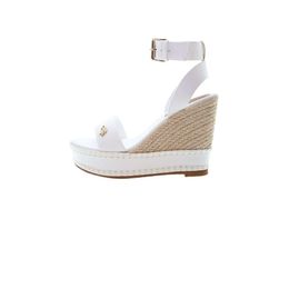U.S. Polo Assn. Keilsandalen in Wei&szlig;/ Beige - 54% | Gr&ouml;&szlig;e 40 | Damen-sandalen