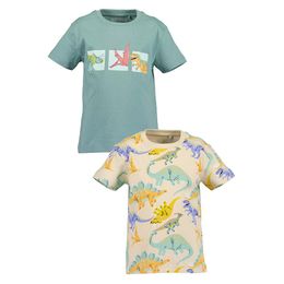 Blue Seven 2er Set: Shirts in Hellblau/ Beige - 20% | Gr&ouml;&szlig;e 134 | Kinder-oberteile