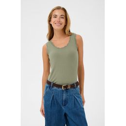 Kaffe Top in Khaki - 39% | Gr&ouml;&szlig;e XXL | Damen-tops