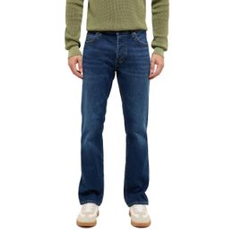 Mustang Herren Straight-Jeans "Herren Style Michigan Straight"803 dunkelblau, Gr. 33, unifarben, Denim/Jeans, 99% Baumwolle, 1% Elasthan, Jeans