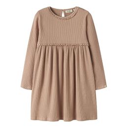 Lil Atelier Kleid "Babette" in Hellbraun - 40% | Gr&ouml;&szlig;e 110 | Kinderkleider
