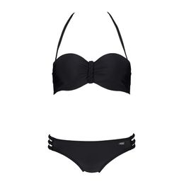 Buffalo Bikini "Zopf" in Schwarz - 61% | Gr&ouml;&szlig;e 40D-Cup | Damen-bademode