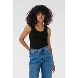 Kaffe Top in Schwarz - 43% | Gr&ouml;&szlig;e XL | Damen-tops