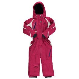 Peak Mountain Ski-/ Snowboardanzug in Fuchsia/ Wei&szlig; - 77% | Gr&ouml;&szlig;e 98 | Kinderhosen