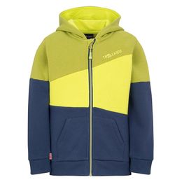 Trollkids Sweatjacke "Alesund" in Dunkelblau/ Gelb - 42% | Gr&ouml;&szlig;e 92 | Kinder-sweatshirts-jacken
