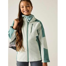 Regatta Regenjacke "Calderdale III" in T&uuml;rkis - 60% | Gr&ouml;&szlig;e 140 | Kinder-outdoor-jacken