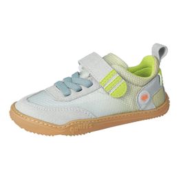 Barfu&szlig;schuh QNUFFS "Fichte", Jungen, Gr. 31, bunt (river, gr&uuml;n), Lederimitat, Textil, kontrastfarbene Details, Schuhe Barfu&szlig;schuh, Klettschuh, Sneaker, Halbschuh mit Kontrastbes&auml;tzen