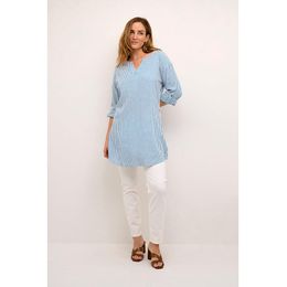 Cream Tunika in Blau/ Wei&szlig; - 59% | Gr&ouml;&szlig;e 36 | Damen-blusen