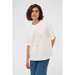 Kaffe Shirt in Wei&szlig; - 52% | Gr&ouml;&szlig;e L | Damen-tops