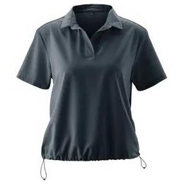 Funktionsbluse Gonso "Adventure Blouse W", Damen, Gr. 36, nachtblau, 94% Polyester, 6% Elasthan, V-Ausschnitt, Blusen, Damen Bluse zum Radfahren, Ideal f&uuml;r Gravel, MTB und Radtour