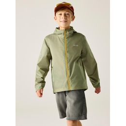 Regatta Regenjacke "Lever" in Khaki - 60% | Gr&ouml;&szlig;e 152 | Kinder-outdoor-jacken
