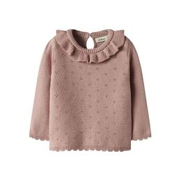 Lil Atelier Pullover "Laguna" in Hellbraun - 51% | Gr&ouml;&szlig;e 92 | Kinder-pullover