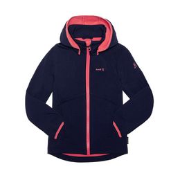 Kamik Softshelljacke "Faye" in Dunkelblau/ Koralle - 38% | Gr&ouml;&szlig;e 116 | Kinder-outdoor-jacken
