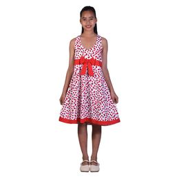 Deux ans de vacances Kleid in Rosa/ Rot - 52% | Gr&ouml;&szlig;e 146/152 | Kinderkleider